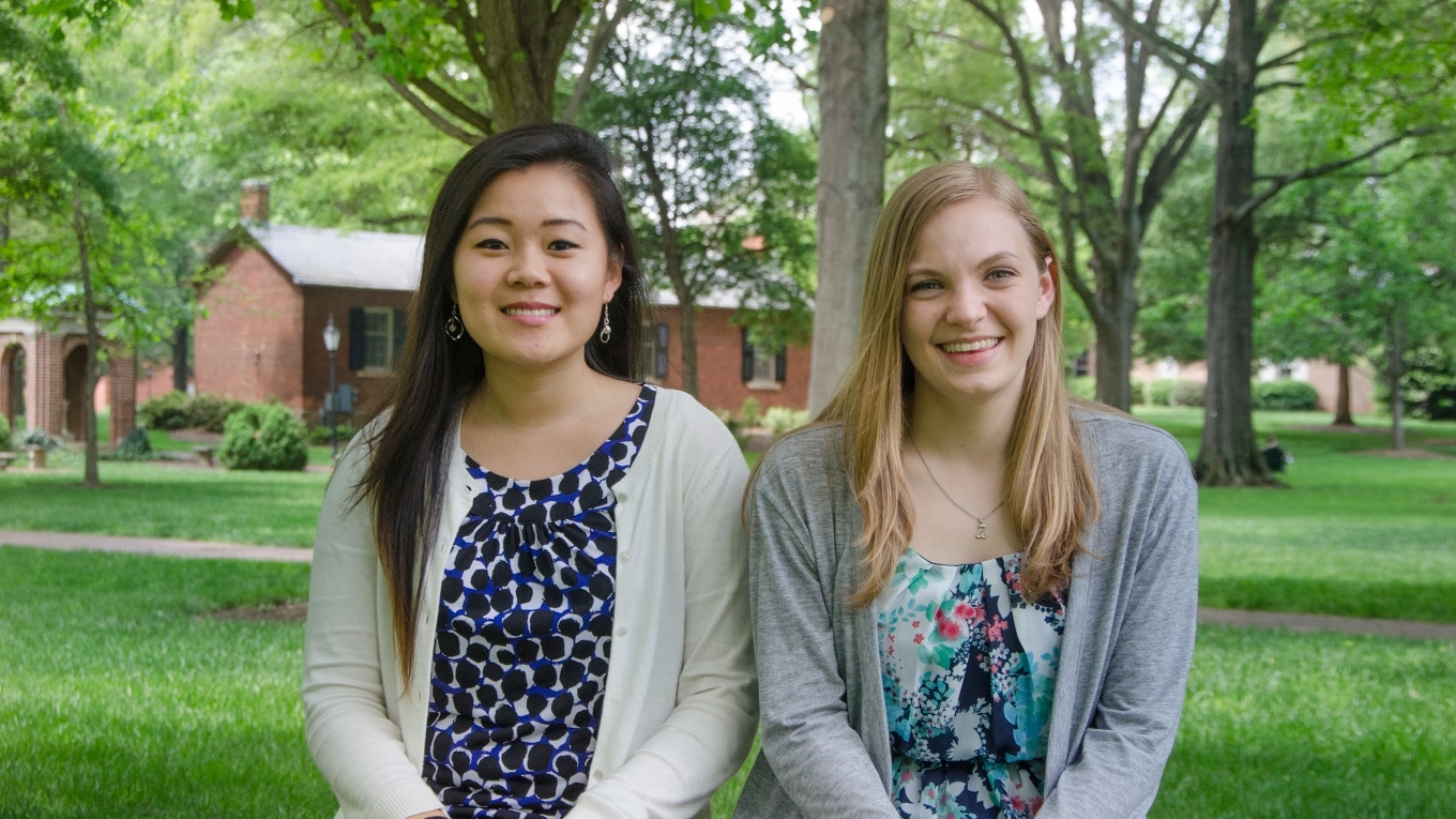 Nika Fendler and Vivienne Fang Named First Beckman Scholars | Davidson