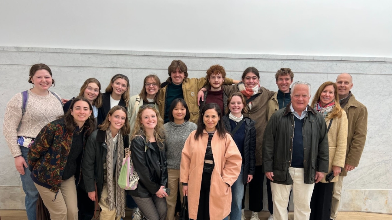 An Eye for Art: Students Select Art for College Collection | Davidson